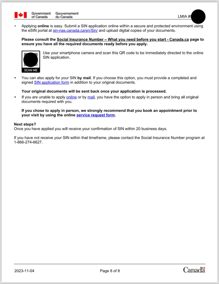 Verifying the authenticity of an LMIA job offer in Canada. – ReachOut ...